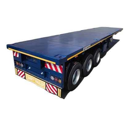 BPW- axles Container Flatbed Semi Trailers - SINO Expedition